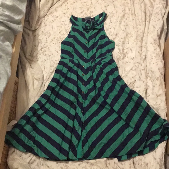 Anthropologie | Dresses | Anthropologie Girls From Savoy Emerald Ripple ...